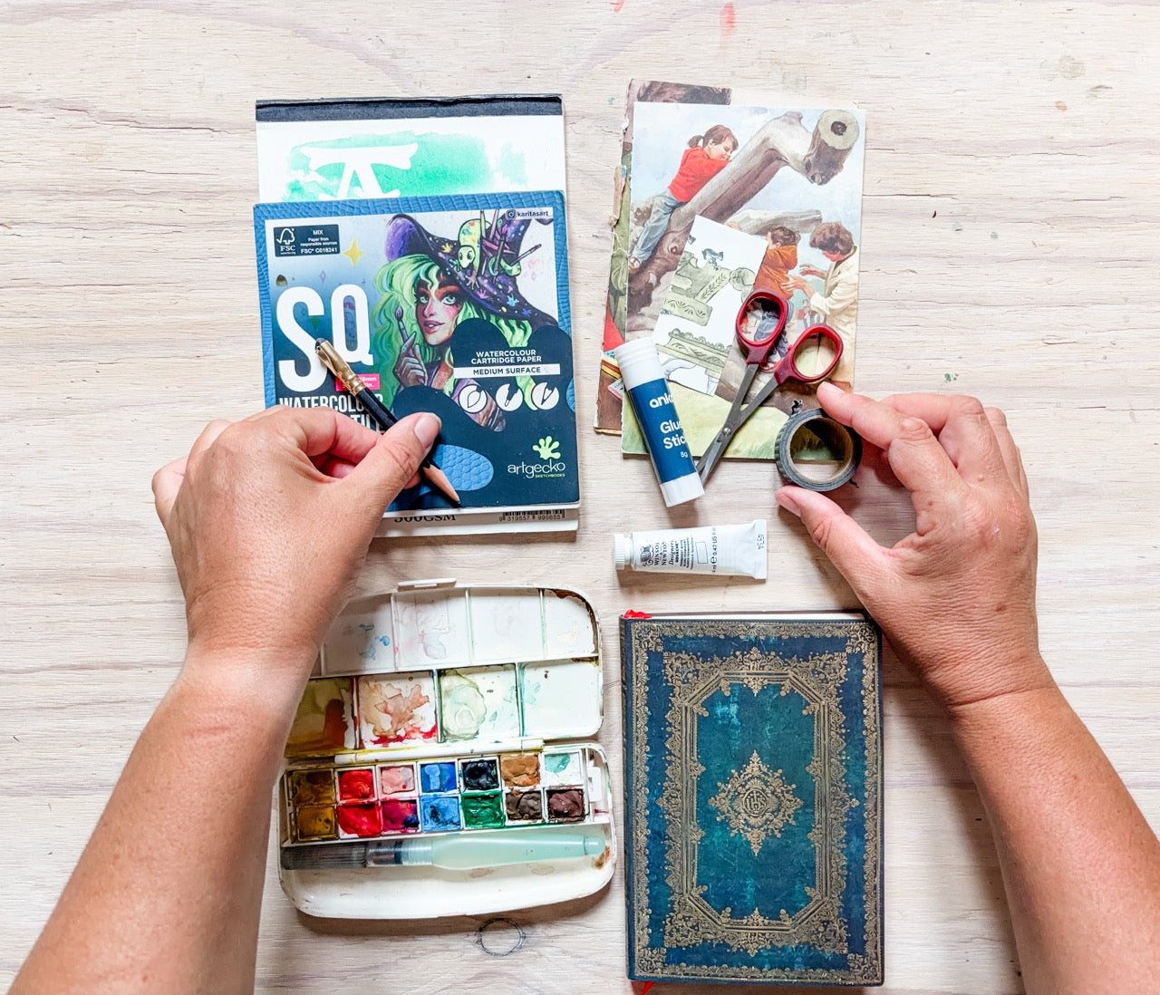 Art supplies for an overseas road trip – Ruth de Vos: Art