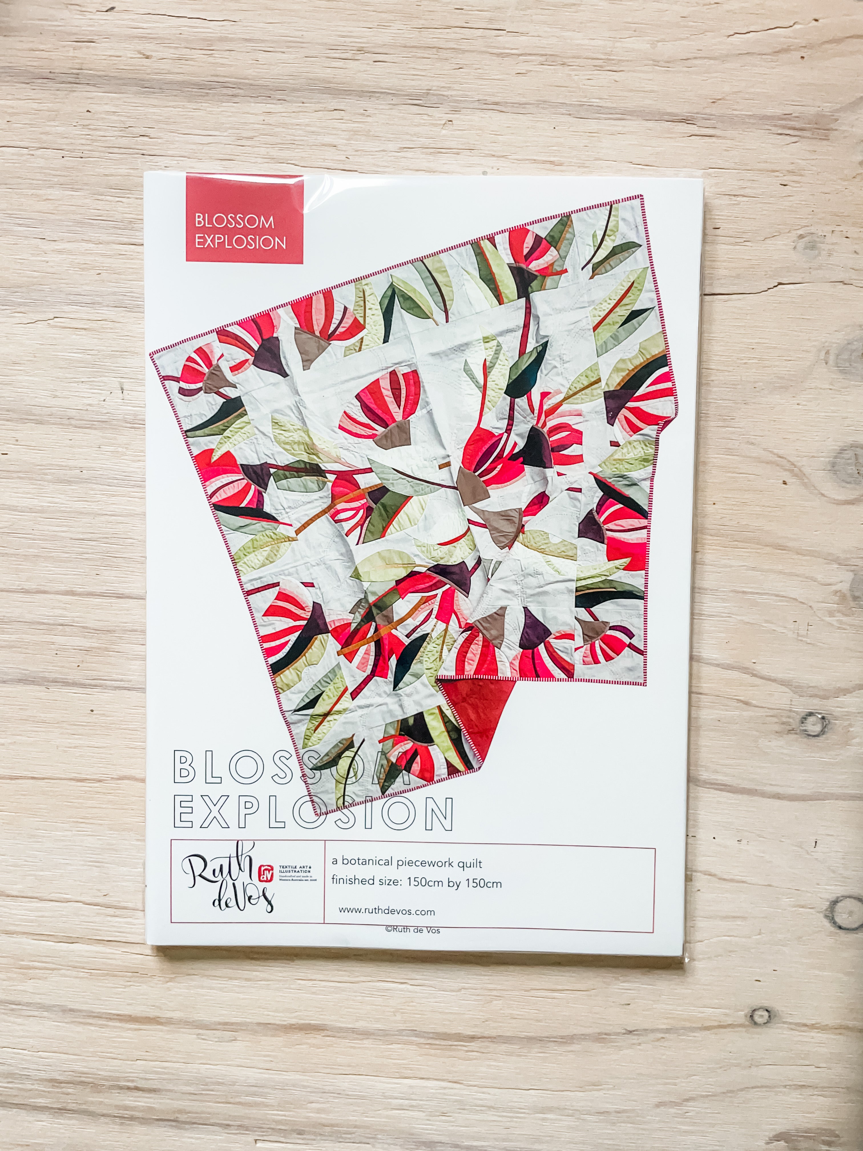 Blossom Explosion PAPER Quilt Pattern – Ruth de Vos: Art